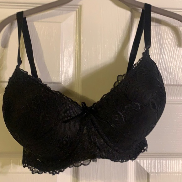 Walmart | Intimates & Sleepwear | Brand New Beautiful Black Padded Bra ...